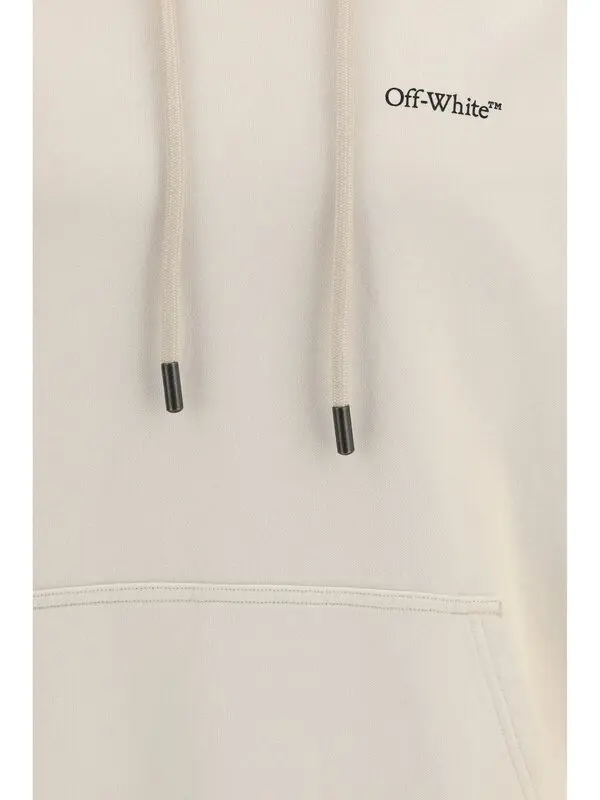 Off-White Half Arrows Skate Hoodie - Cream