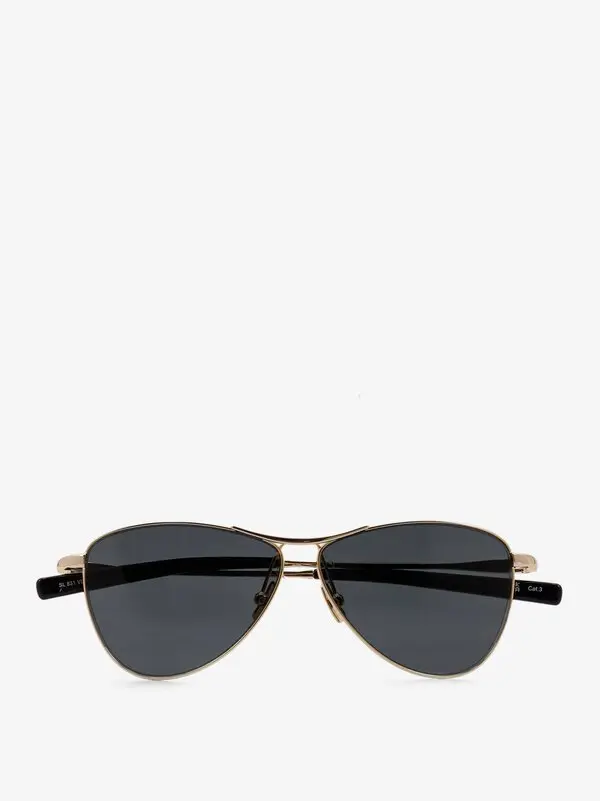 Saint Laurent Acetate Aviator Sunglasses - Multicolor