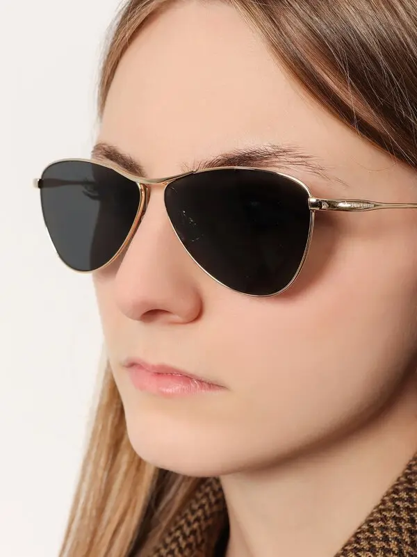 Saint Laurent Acetate Aviator Sunglasses