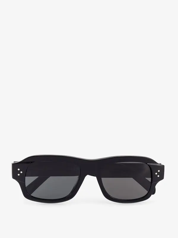 Celine Acetate Rectangular Sunglasses - Black