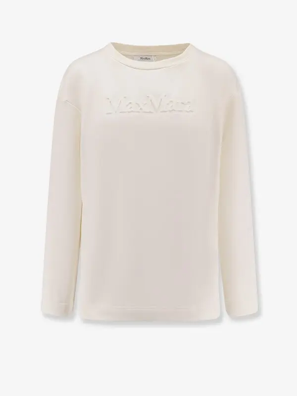 Max Mara Cotton And Silk Sweatshirt - Multicolor