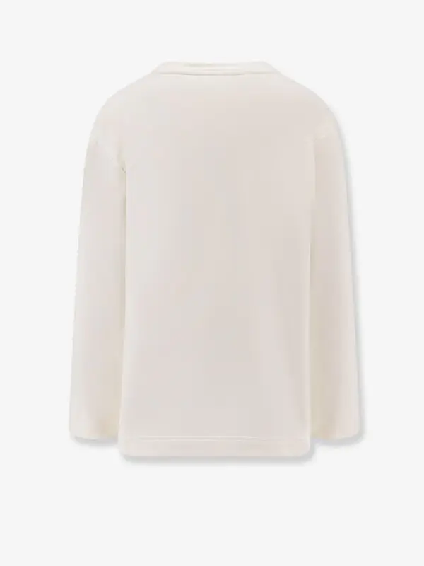 Max Mara Cotton And Silk Sweatshirt - Multicolor