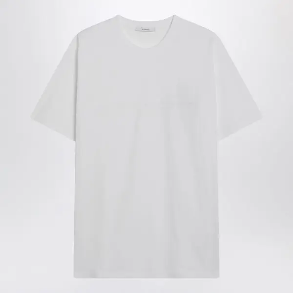Givenchy Cotton And Silk T-shirt With Jacquard Logo