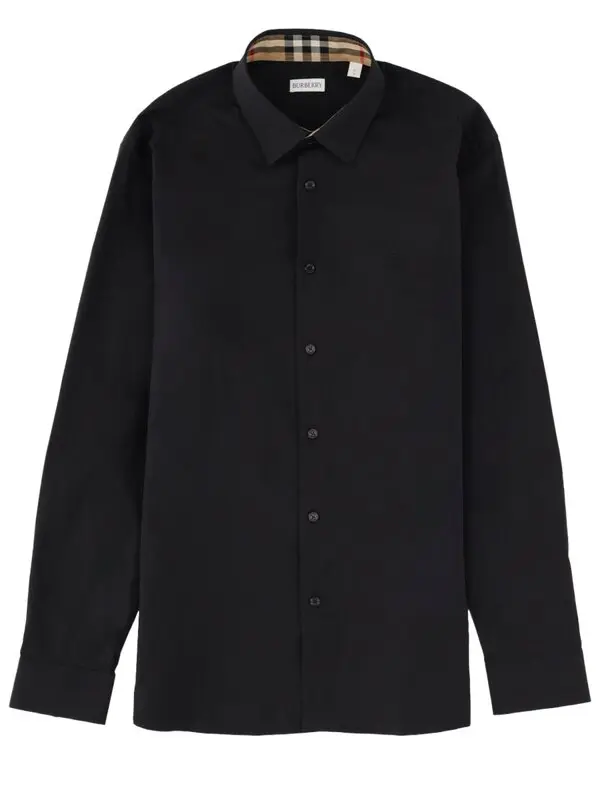 Burberry Cotton Shirt - Black
