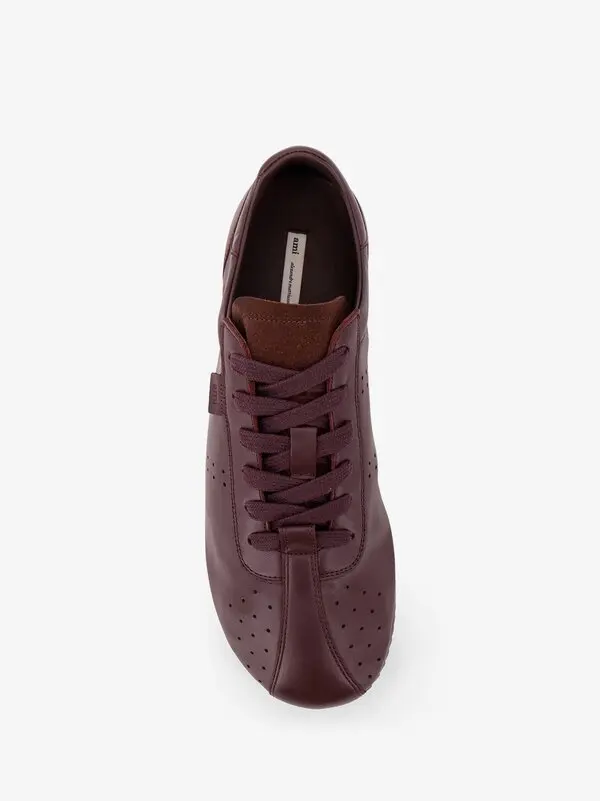 Ami Leather Low-top Sneakers