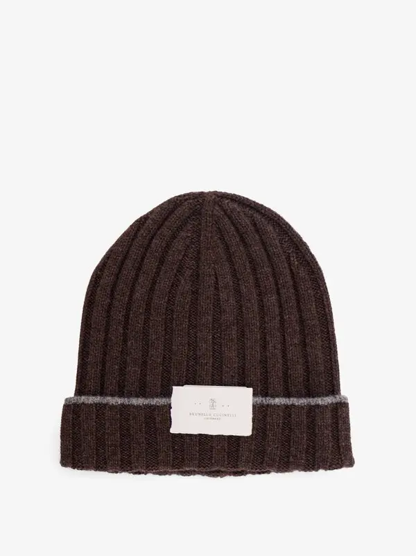 Brunello Cucinelli Cashmere Beanie Hat - Multicolor