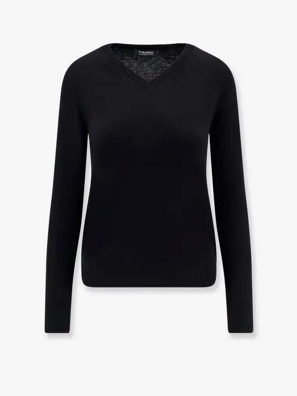 Max Mara Wool V-neck Sweater - Multicolor