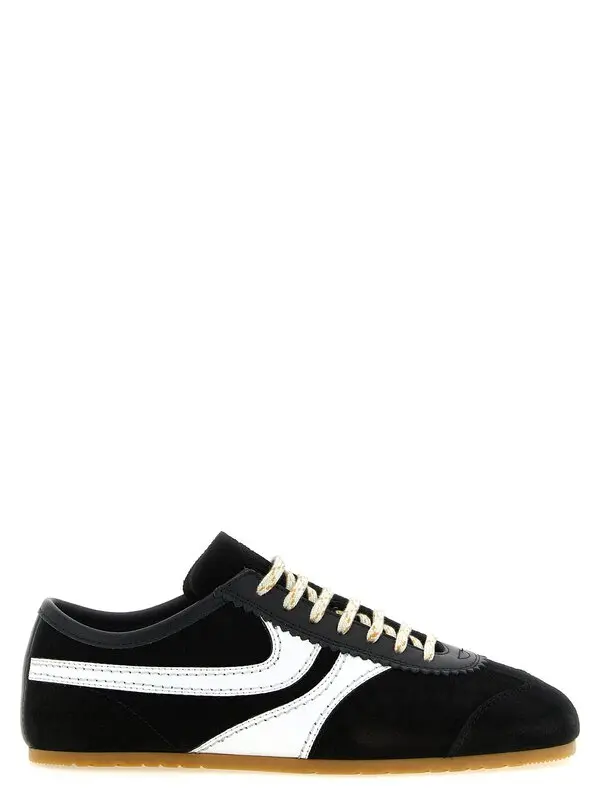 Dries Van Noten Suede Lace-up Sneakers - Multicolor