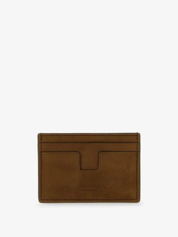 TOM FORD Suede Card Holder - Multicolor