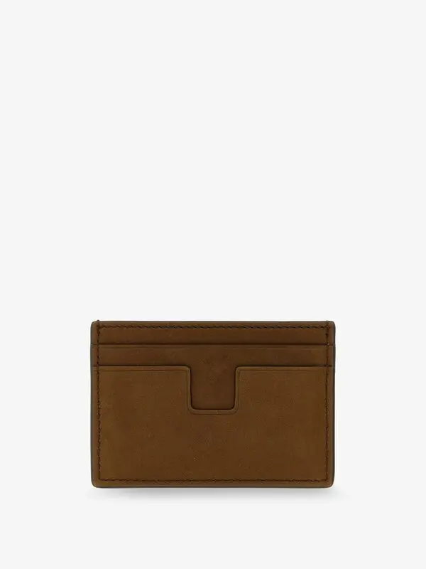 TOM FORD Suede Card Holder