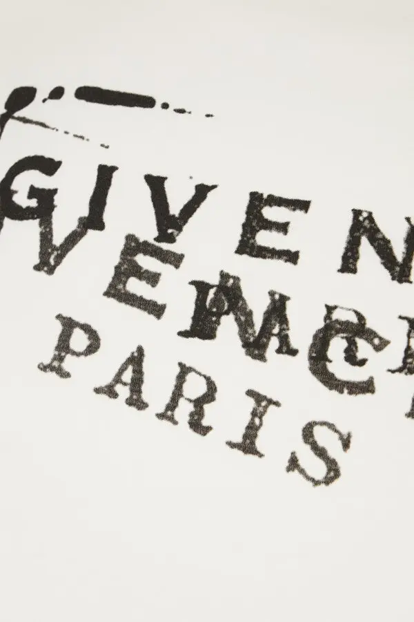 Givenchy Paris" Graphic T-shirt - Multicolor
