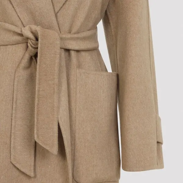 Max Mara Ribelle Camel Coat - Multicolor