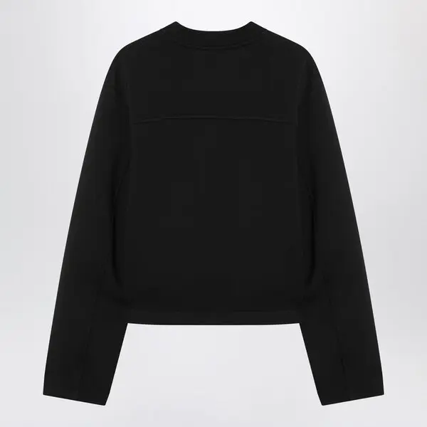 MONCLER X EDWARD ENNINFUL Viscose Blend Crewneck Sweatshirt