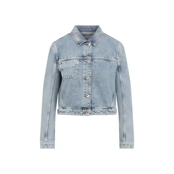 LANVIN Short Cropped Denim Jacket