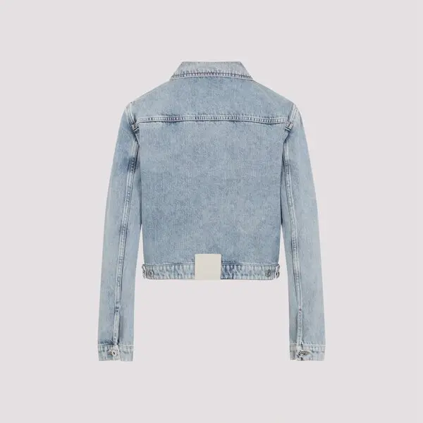 LANVIN Short Cropped Denim Jacket