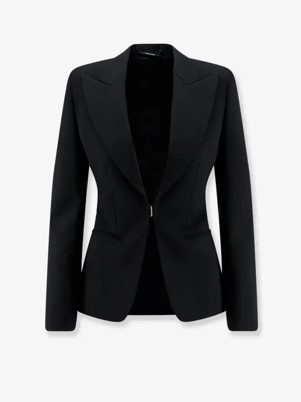 Gucci Technical Wool Blazer - Black