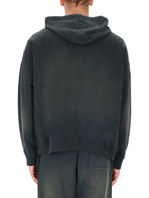 GOLDEN GOOSE Oversized Cotton Hoodie - Black