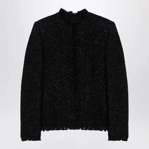 Givenchy Tweed And Lurex Jacket - Black