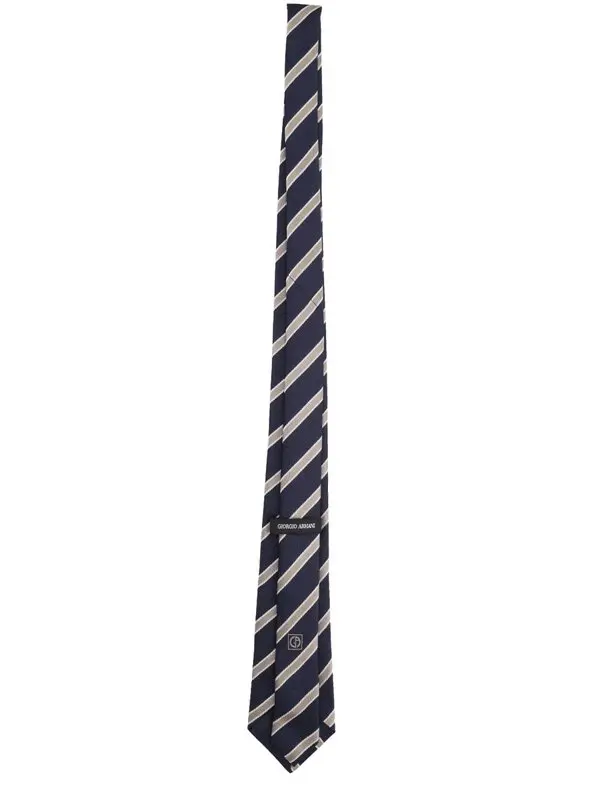 Giorgio Armani Silk Neck Tie - Blue