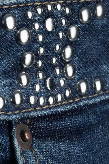 Celine Embellished Denim Jeans