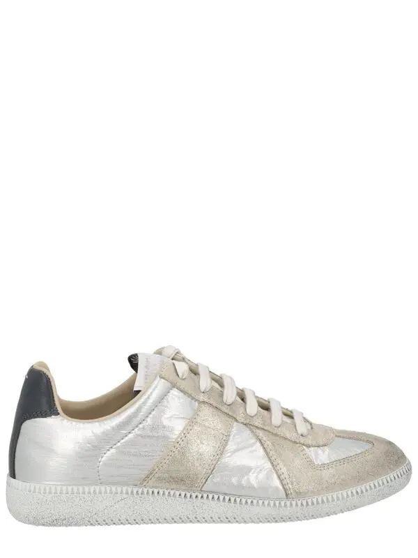 MAISON MARGIELA Iridescent Replica Sneakers - Silver