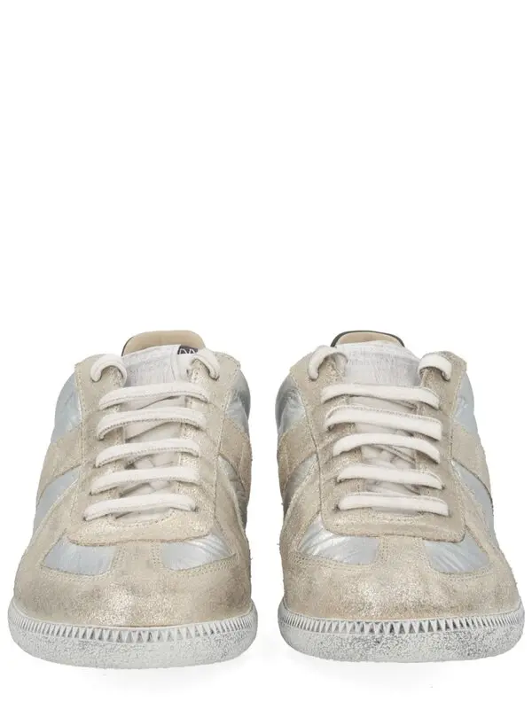 MAISON MARGIELA Iridescent Replica Sneakers - Silver