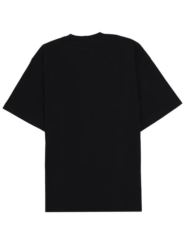Stone Island T-shirt With Logo Patch - Black