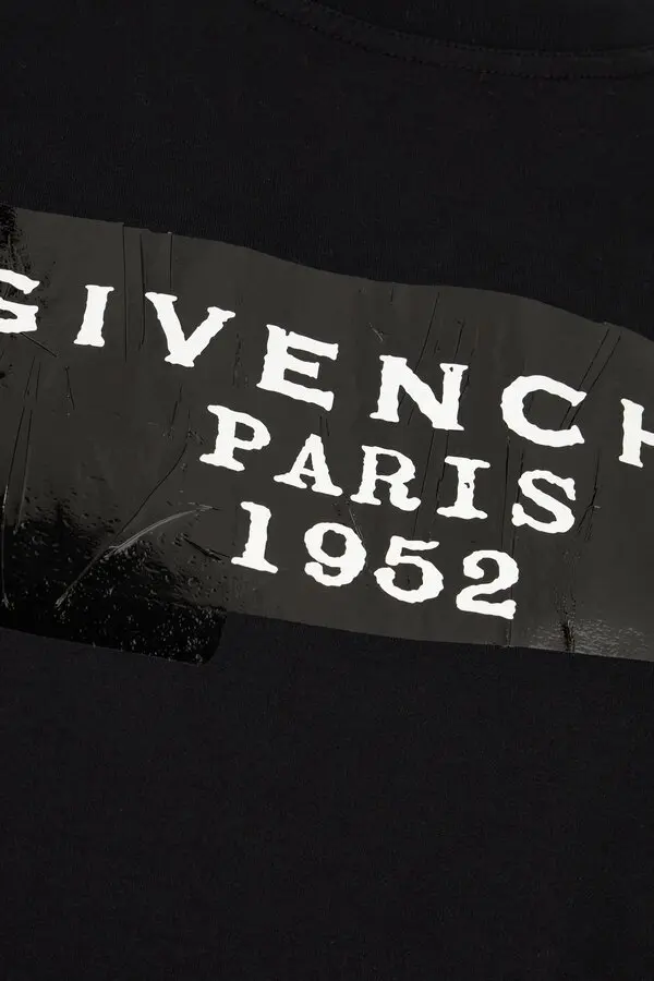 Givenchy Crewneck T-shirt With Logo Detail - Multicolor