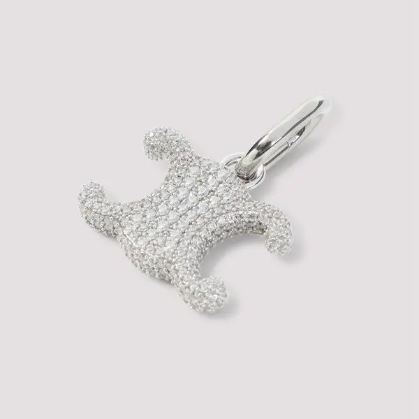 Celine Triomphe Charm With Crystal Details