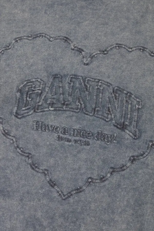 GANNI Cotton T-shirt - Multicolor