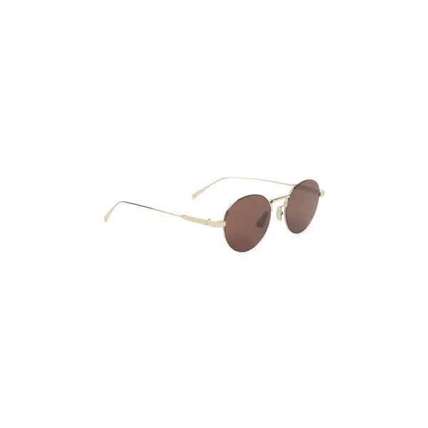 Celine Metal Frame Round Sunglasses - Silver