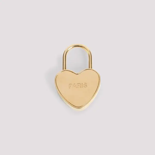 Celine Gold Brass Padlock - Silver