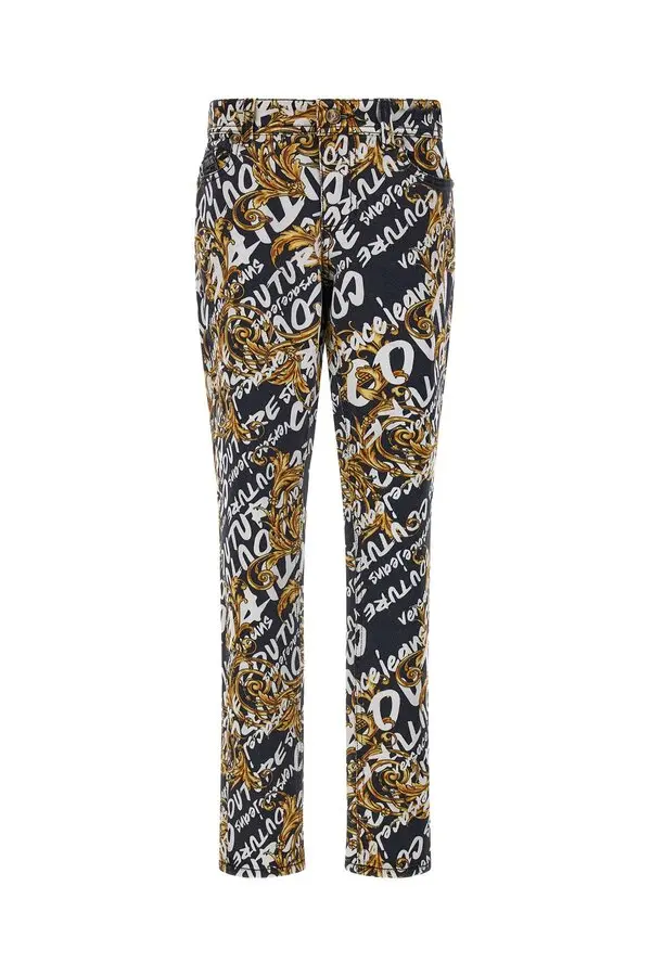 Versace Printed Jeans