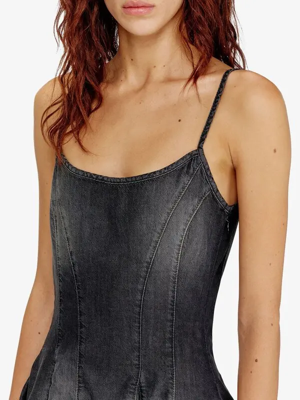 DIESEL® De-spoky-s Denim Short Dress
