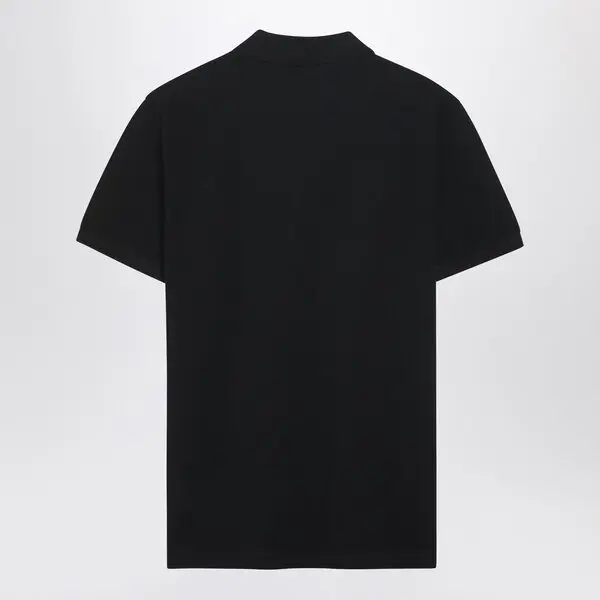Fendi Pique Polo Shirt - Black