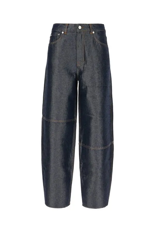 GANNI Wide Leg Jeans - Multicolor