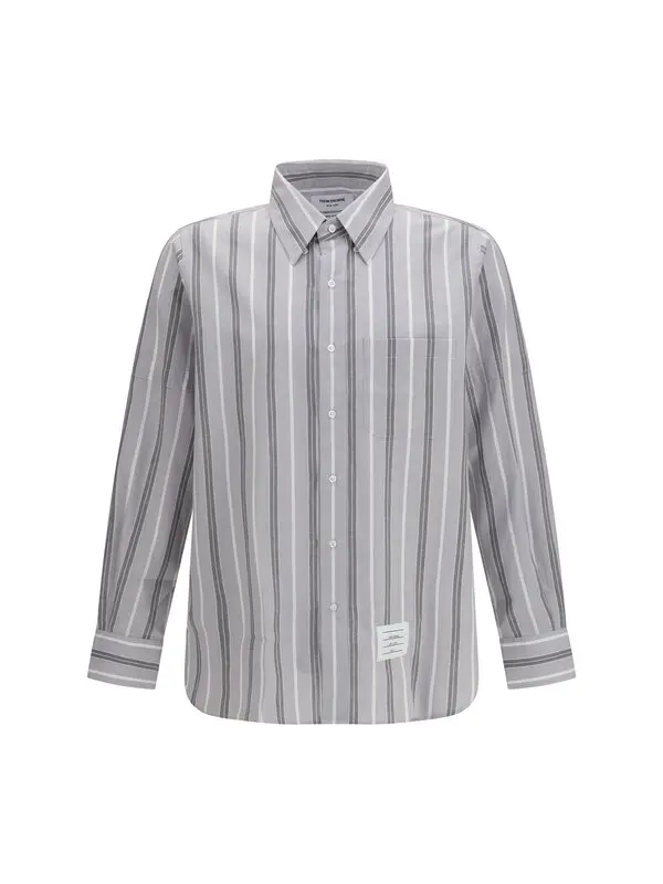Thom Browne Madras Striped Armband Shirt