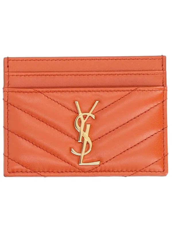 Saint Laurent Card Holder Cassandras - Red