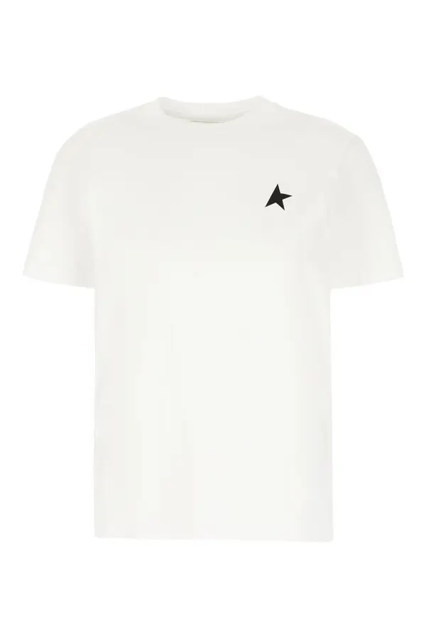 GOLDEN GOOSE T-shirt With Star Detail - Multicolor