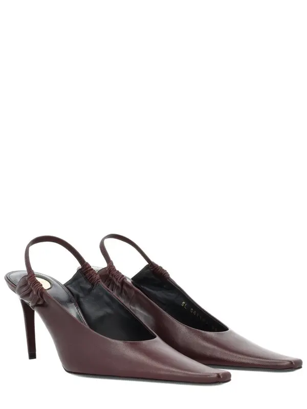 Saint Laurent Décolleté Anne-marie Slingbacks - Brown