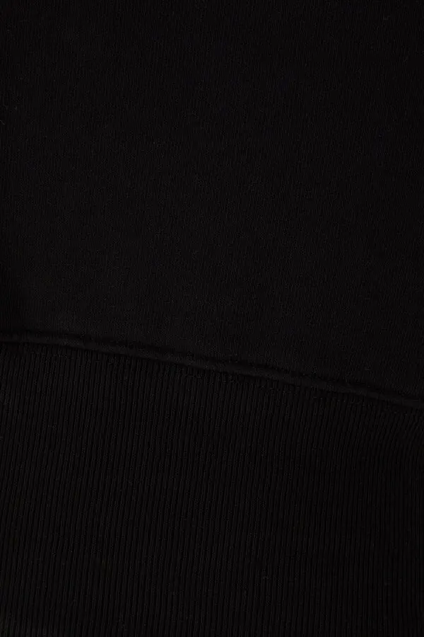 Dries Van Noten Ribbed Cropped T-shirt