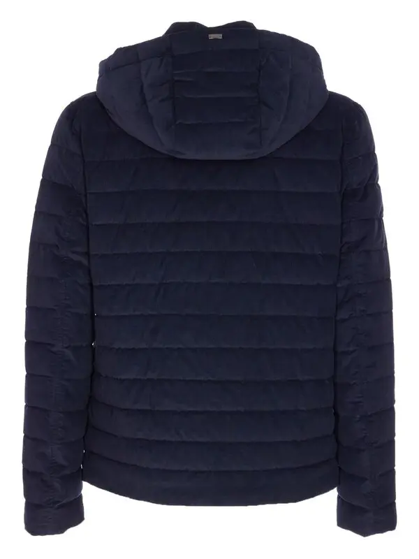 Herno Short Down Jacket With Drawstring Hood - Multicolor