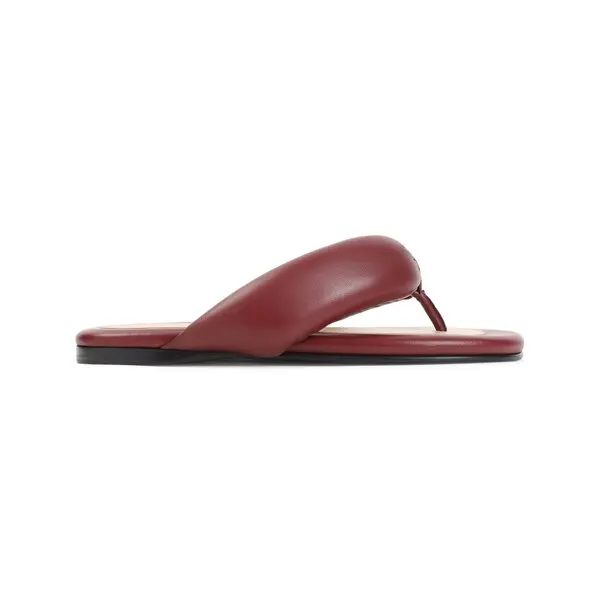 Carven Leather Flip Flops