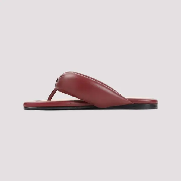 Carven Leather Flip Flops