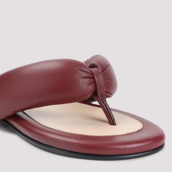Carven Leather Flip Flops