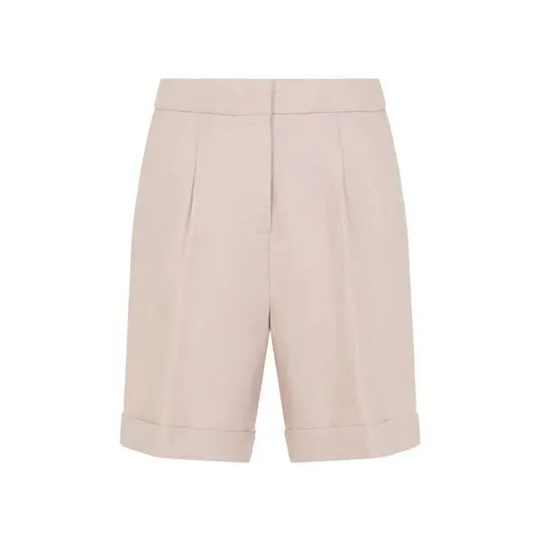 Peserico Linen Bermuda Shorts - Multicolor