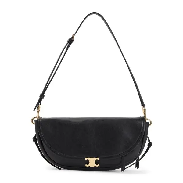 Celine Small Halfmoon Bag - Black