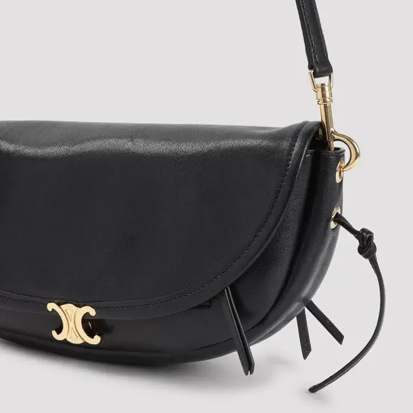 Celine Small Halfmoon Bag - Black