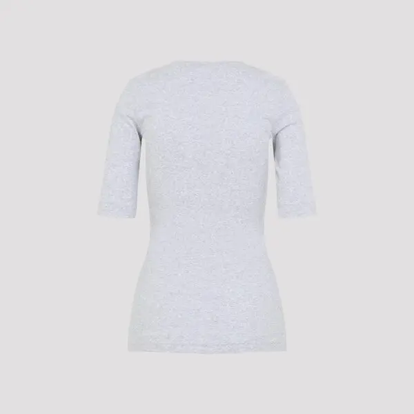 Brunello Cucinelli Ribbed V-neck T-shirt