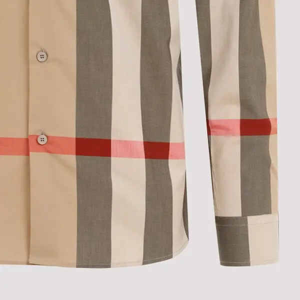 Burberry Check Cotton Shirt - Multicolor